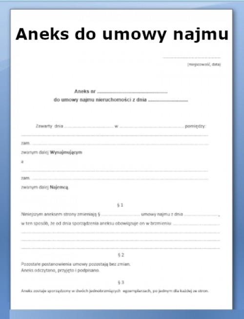 Aneks Do Umowy Aneks Do Umowy Przykład O Wykreślenie Paragrafu Aneks Do Umowy Aneks Do Umowy Przykład O Wykreślenie Paragrafu
